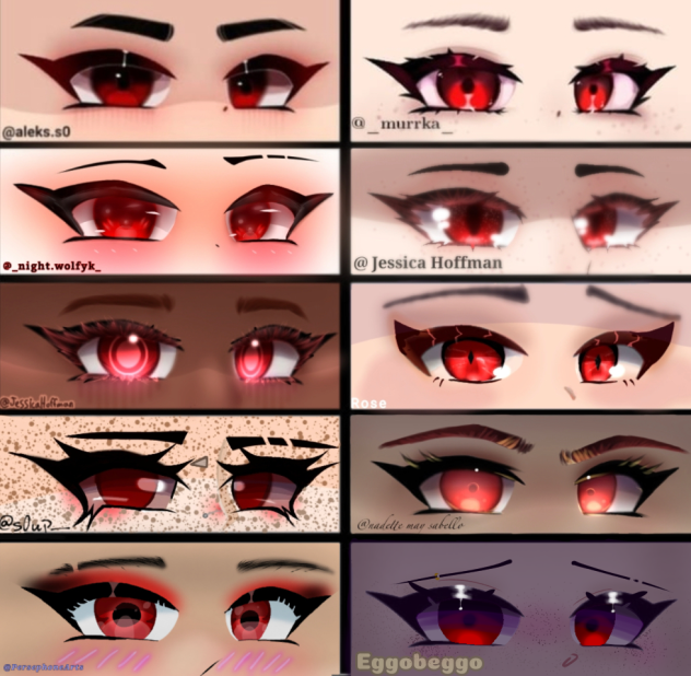 Gacha red eye edit chain - ibisPaint