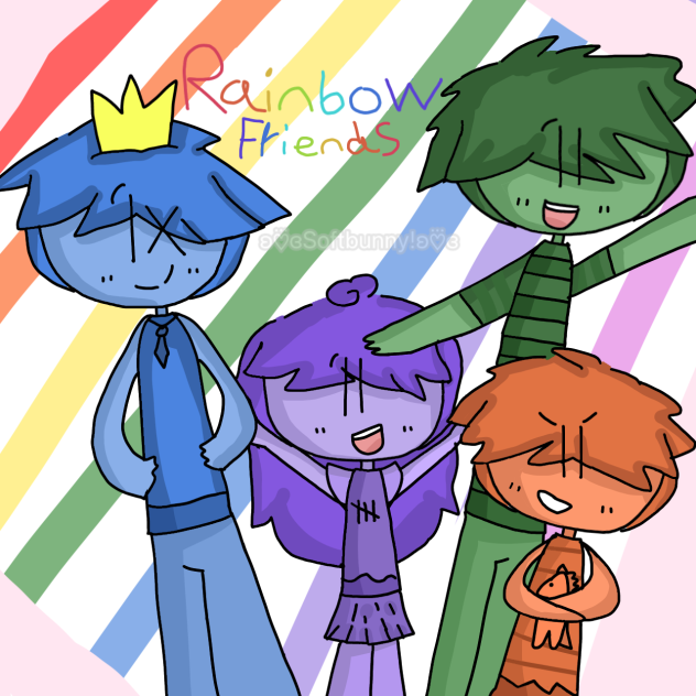 Rainbow friends! - ibisPaint