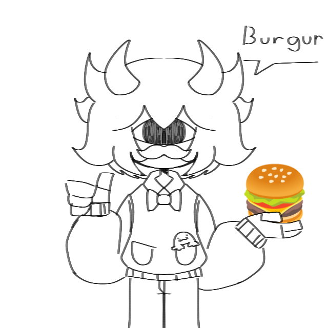 How to make a burger 🍔 - ibisPaint