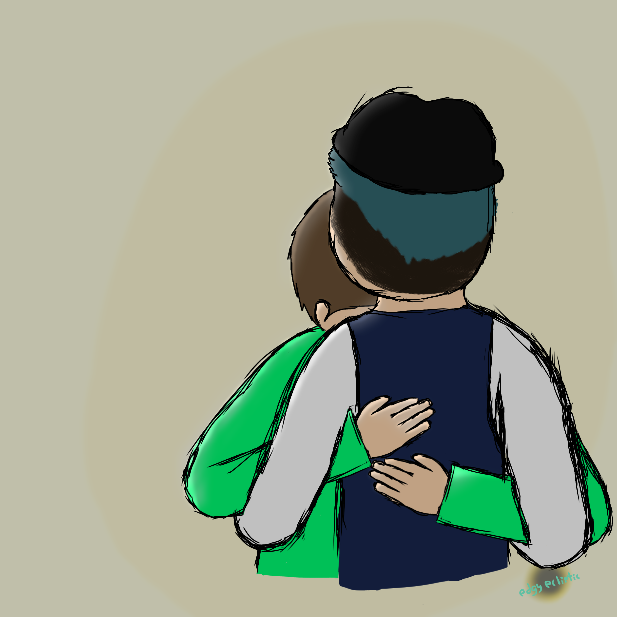 Hug time! ~more jse ego stuff - ibisPaint