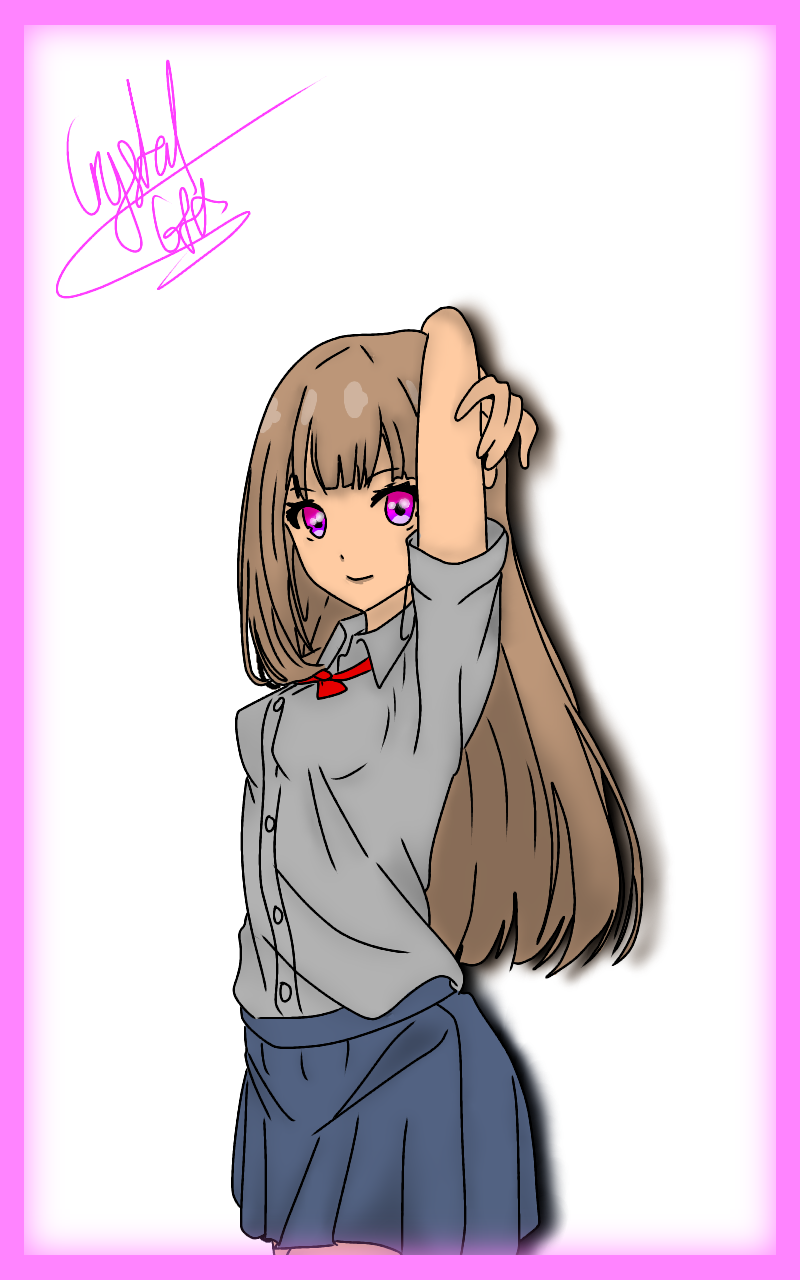 Stretching Girl. - ibisPaint