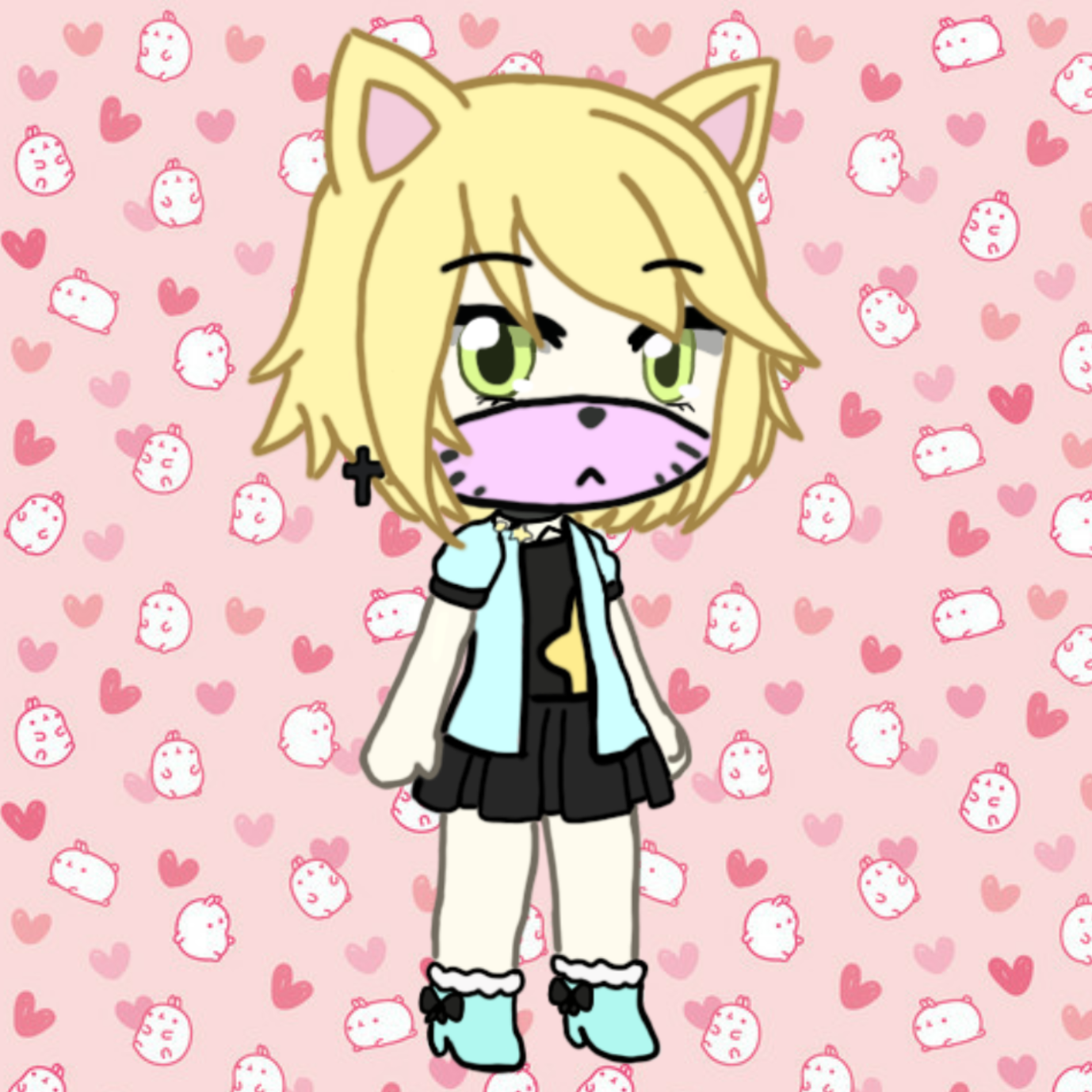 Drawing a gacha life character - ibisPaint