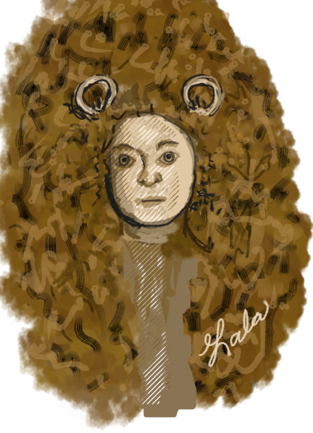 Noélya Meslian's afro brush LION GIRL - ibisPaint
