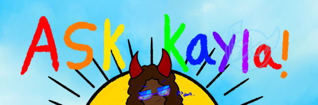 Ask Kayla! Banner - ibisPaint