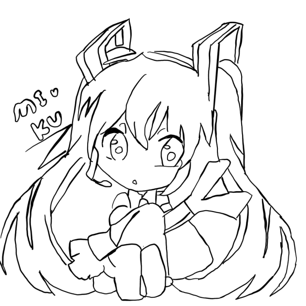 Chibi Miku💙 - ibisPaint