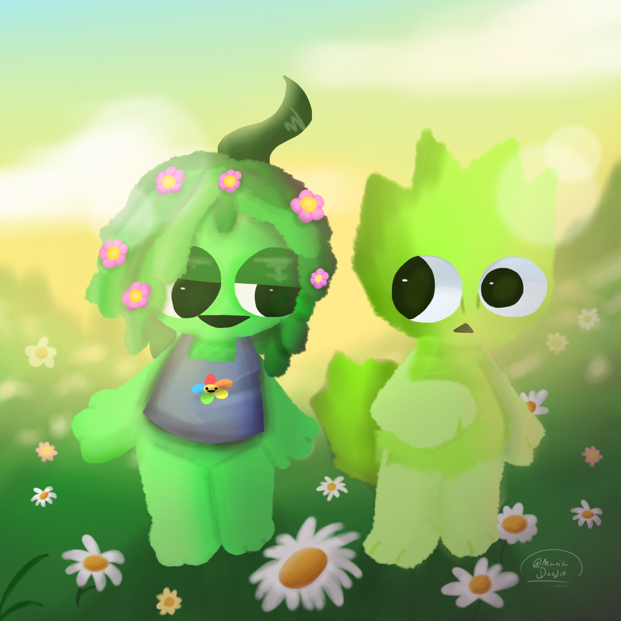 Sour Patch Boy and Vinehead Girl 🥹 - ibisPaint