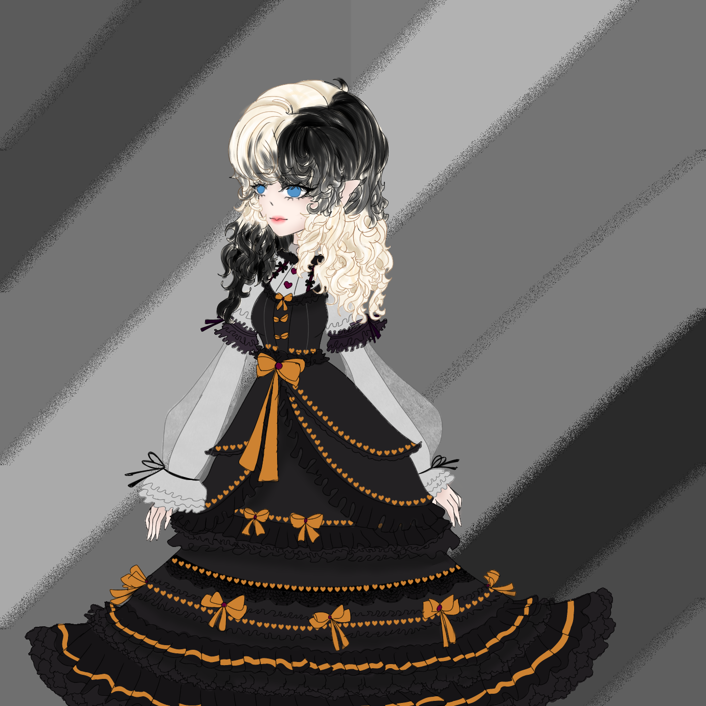 Lace dress - ibisPaint