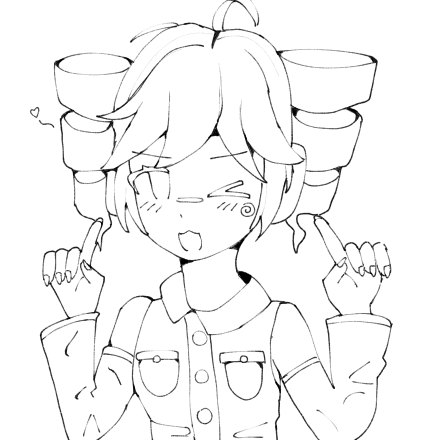 Kasane Teto colouring page - ibisPaint