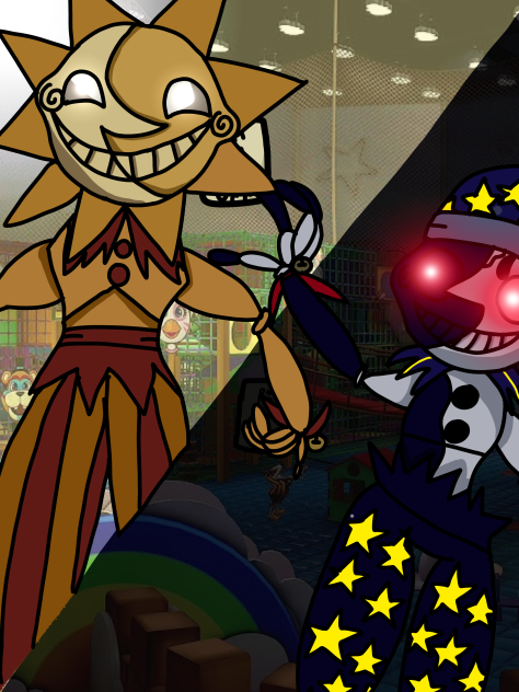 Sundrop and Moondrop - ibisPaint