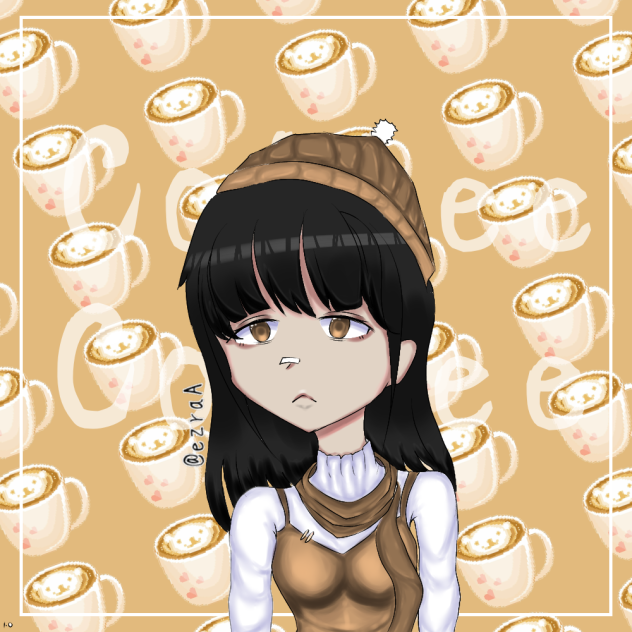 coffee girl - ibisPaint
