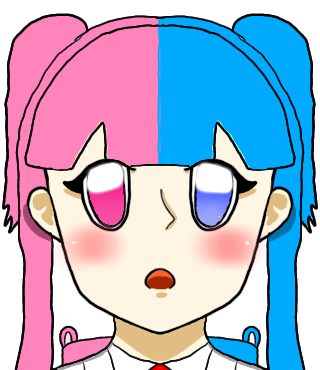 two tone girl - ibisPaint