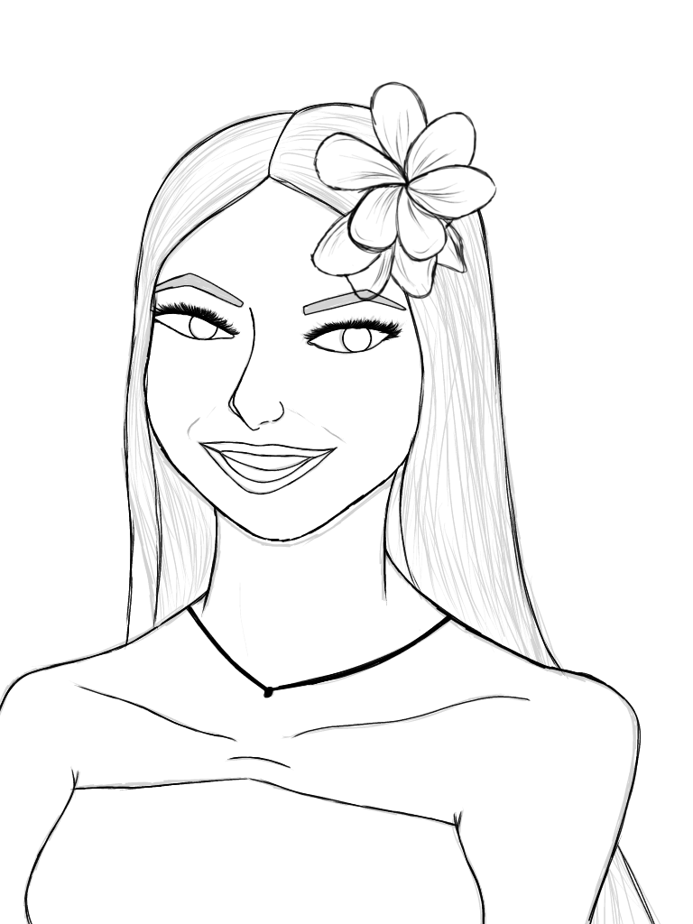 Miya Marcano (coloring page) - ibisPaint
