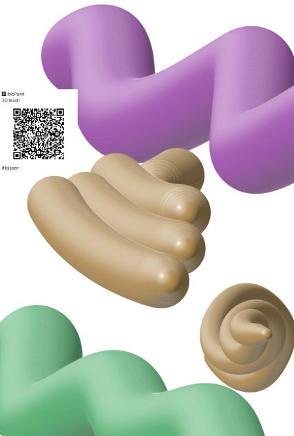 3D brush(for making poop) - ibisPaint