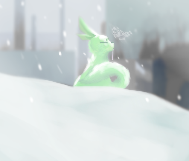 “Cold outside” - ibisPaint