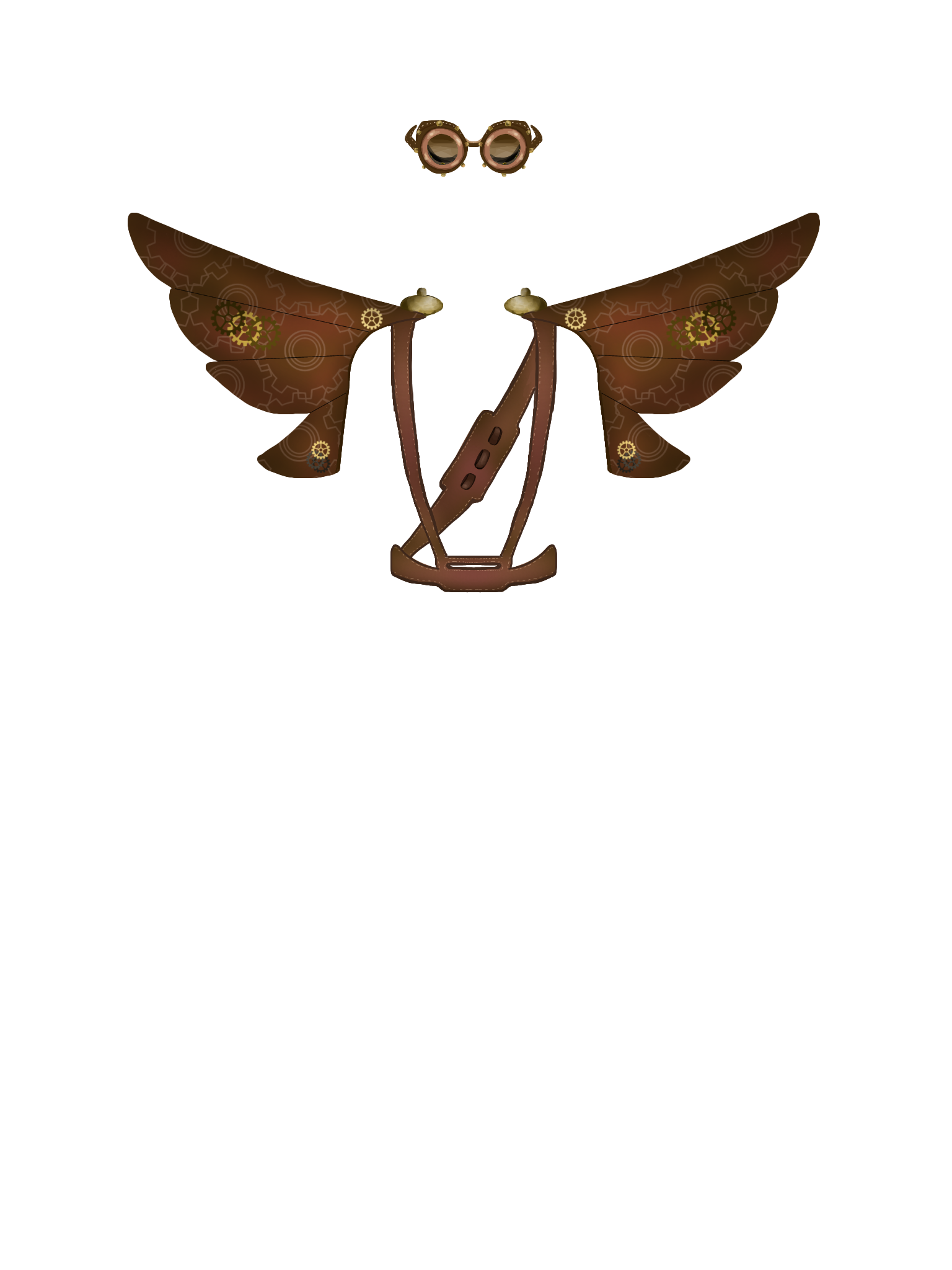 Steampunk flying set - ibisPaint