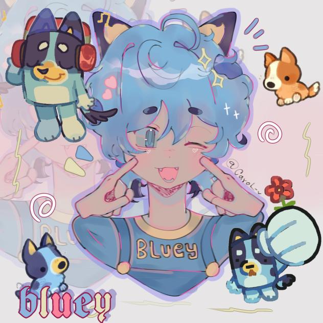 bluey - ibisPaint