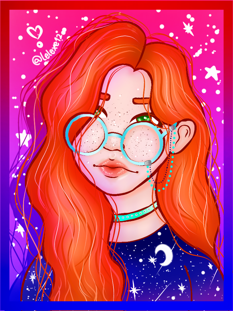 Red-haired girl - ibisPaint