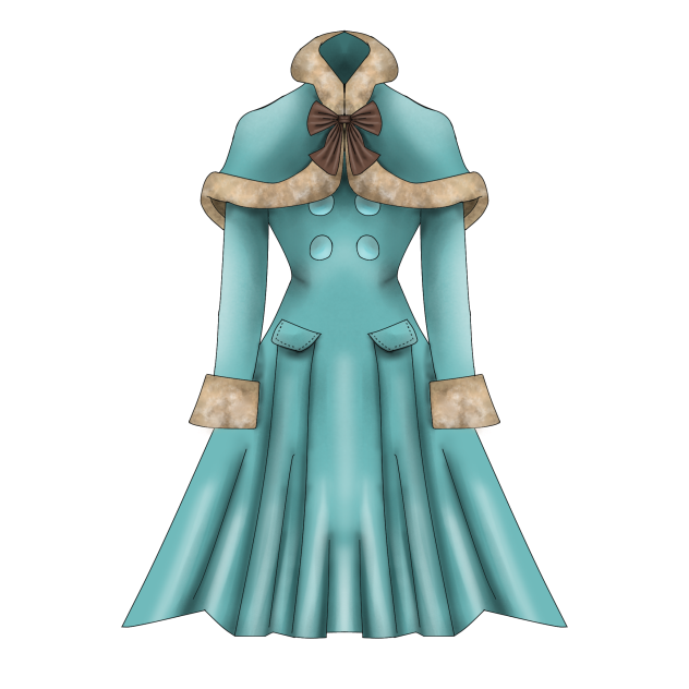 Women's winter coat - ibisPaint