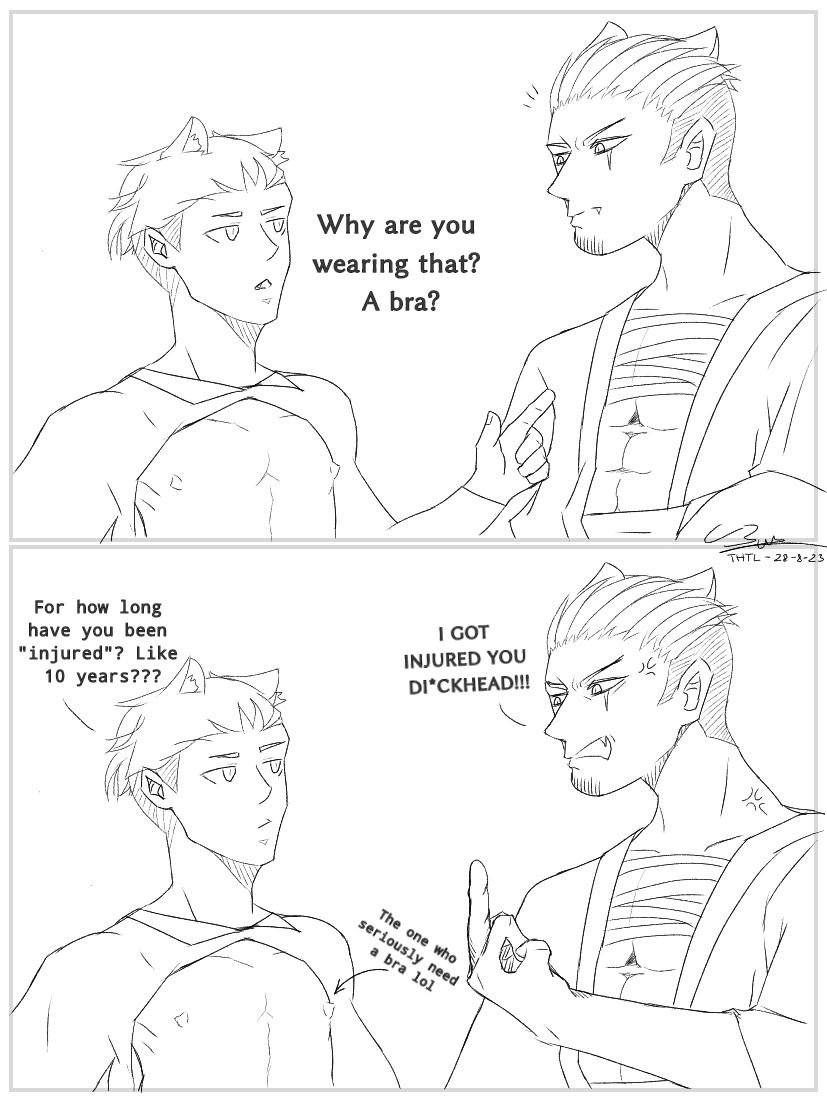 My OC Yaki and Niku - ibisPaint