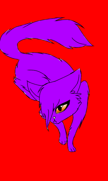 Purple kitteh - ibisPaint