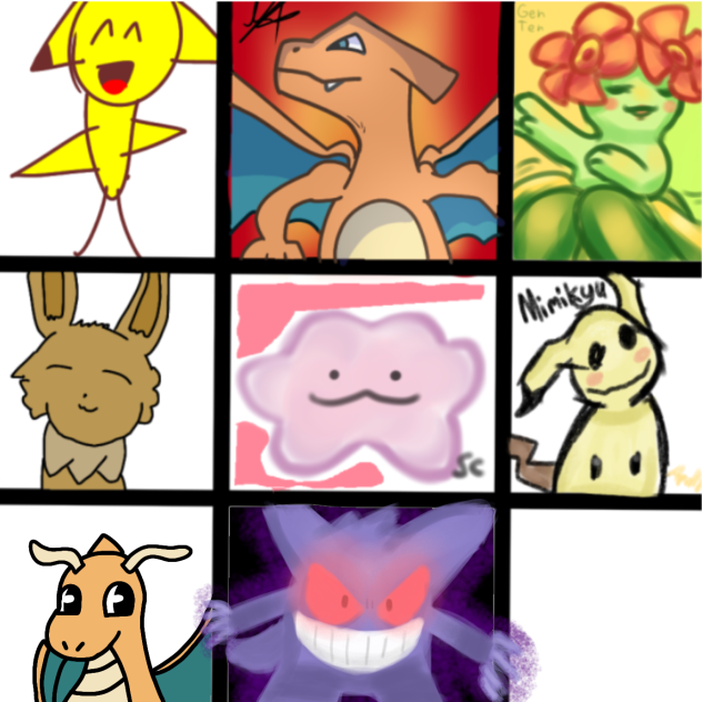 Goofy ah Pokémon collab. - ibisPaint