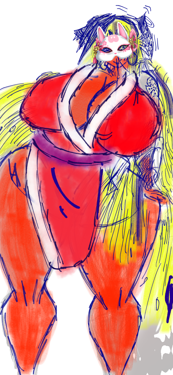 Mai Shiranui suit - ibisPaint