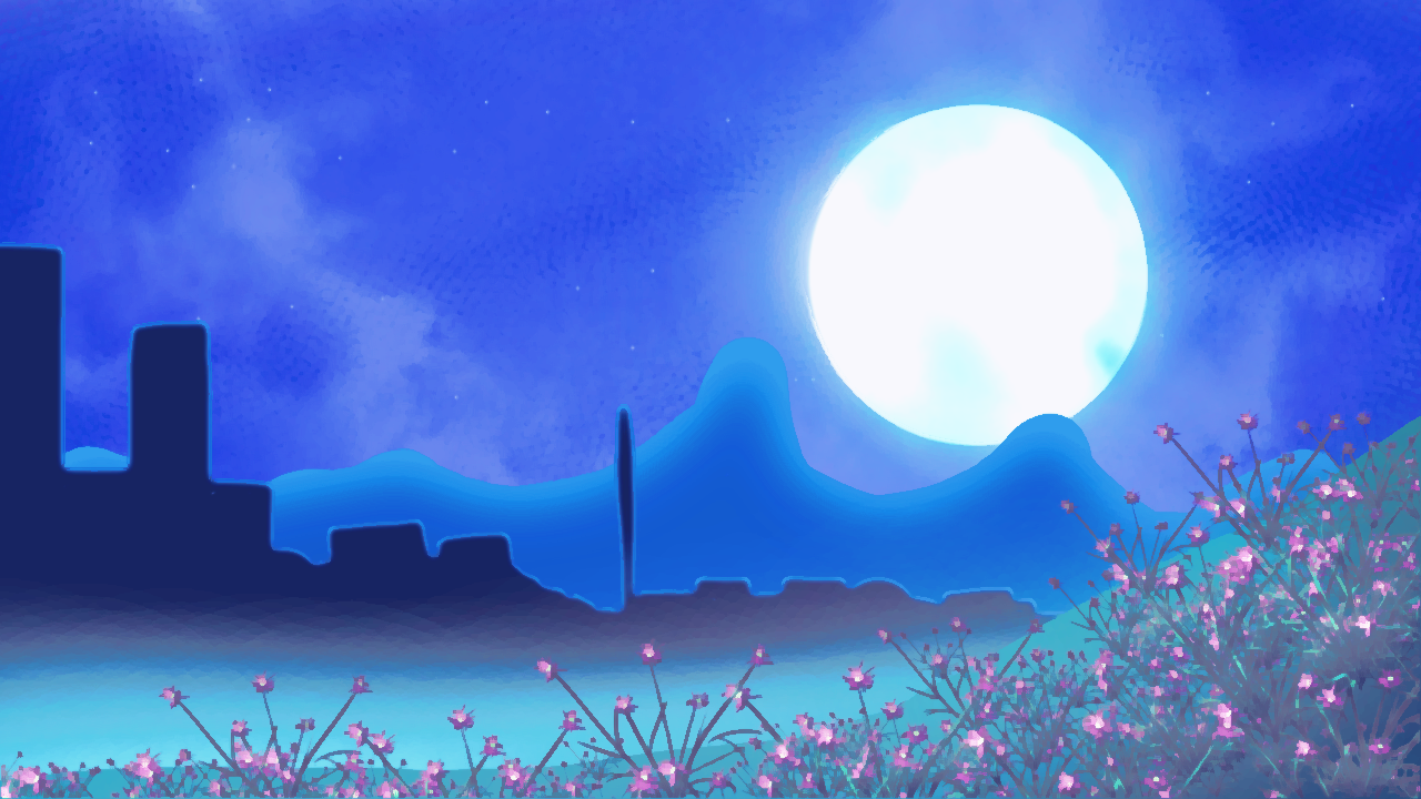Midnight in the country outside thd city - ibisPaint