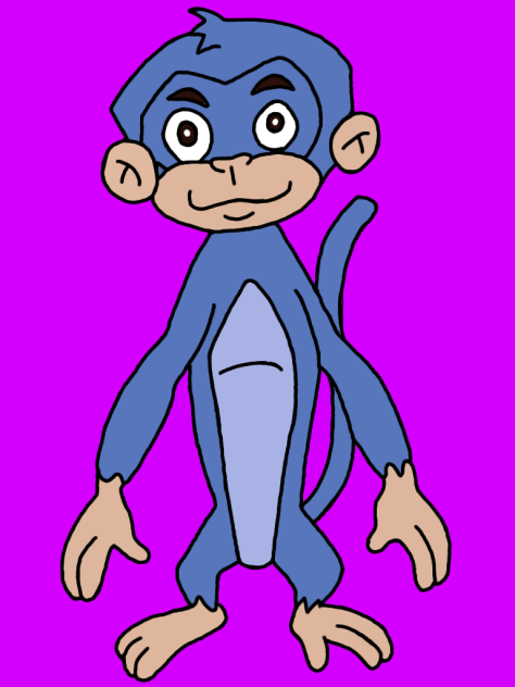 Jaggu Bandar (Chhota Bheem) Drawing - ibisPaint