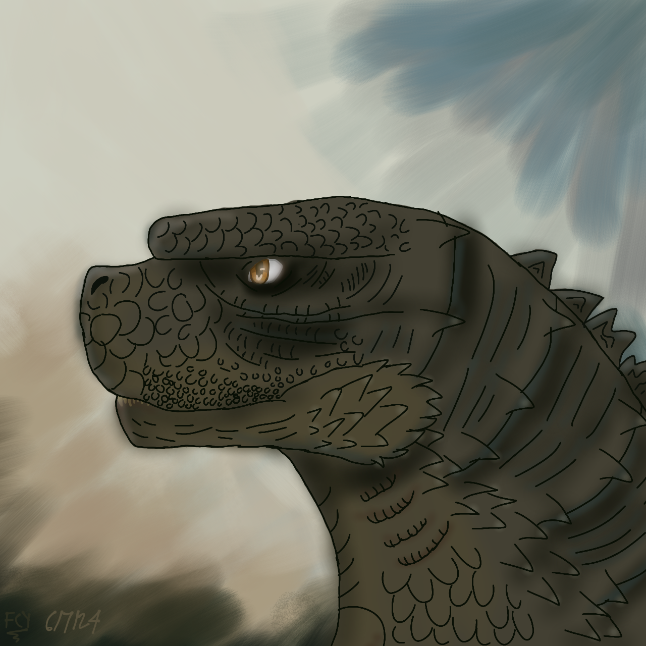 Godzilla - ibisPaint