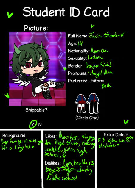 Student ID Card Gacha - ibisPaint