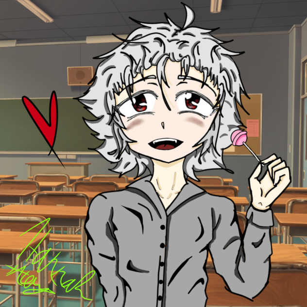 hot school boy - ibisPaint