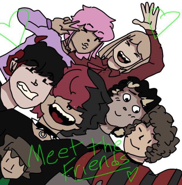 Meet my friend group! - ibisPaint