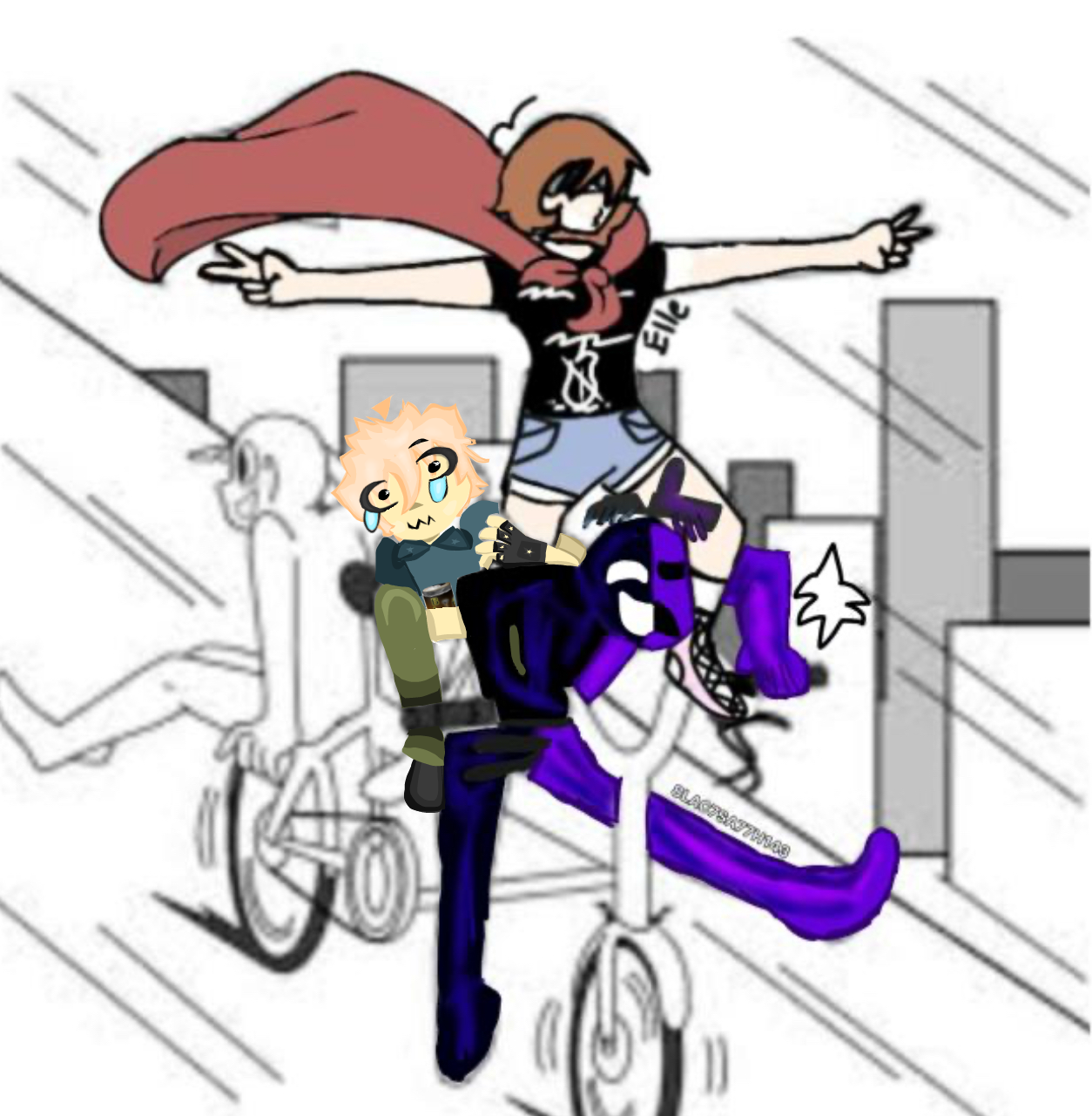 COLLAB WITH ELLE AND BLAC insert numbers - ibisPaint