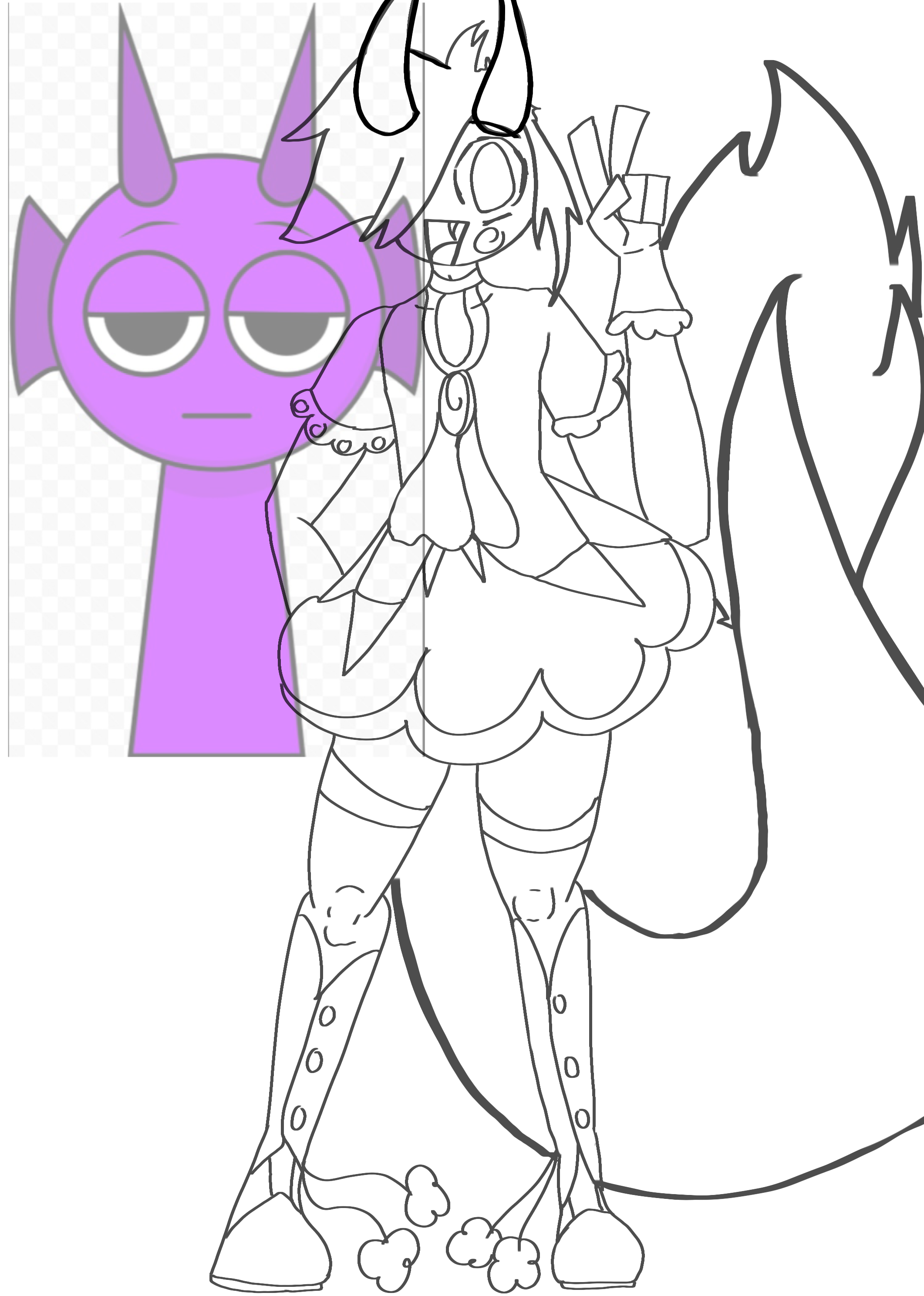 Precure Durple!!!1!1! WIP - ibisPaint