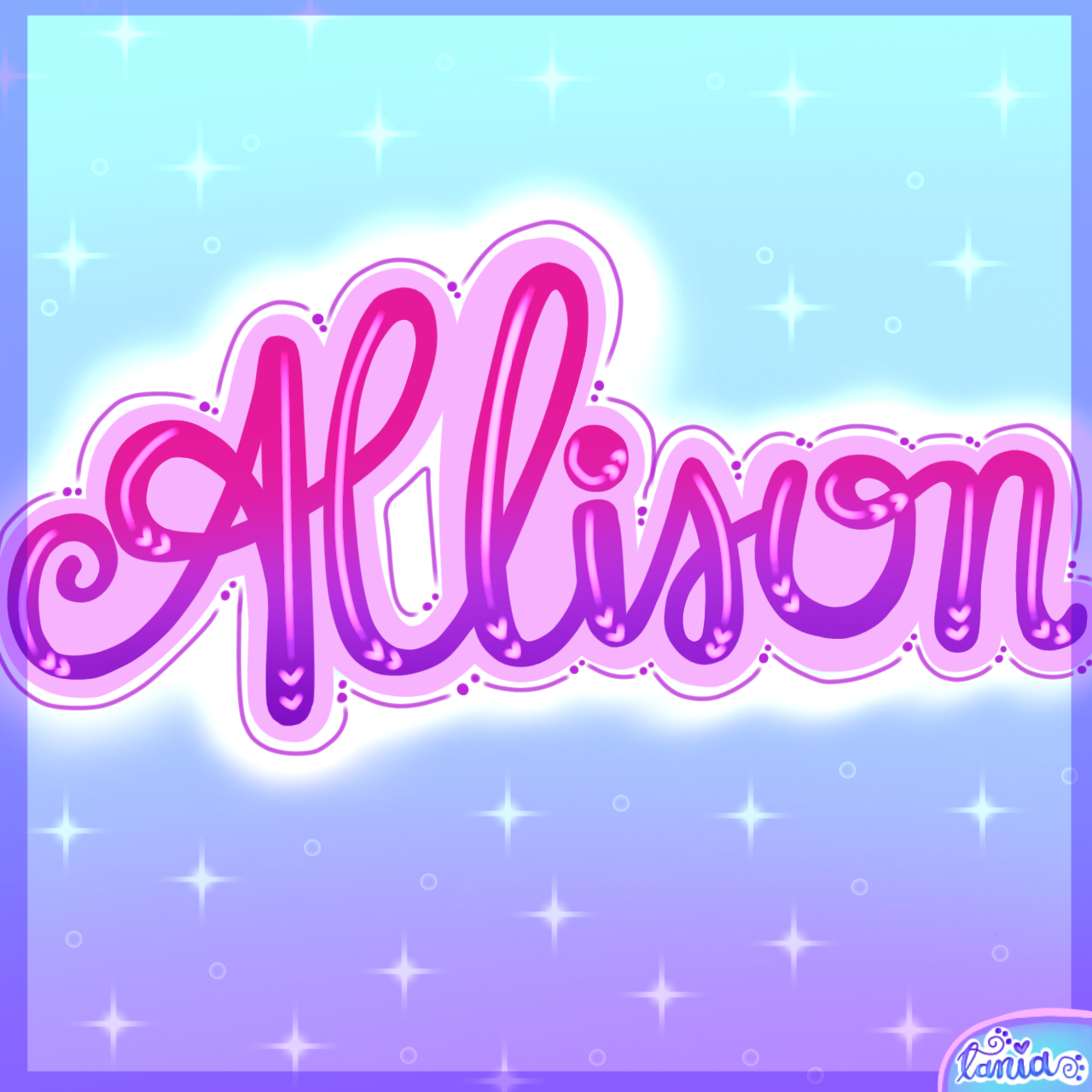Lettering de Alisson - ibisPaint