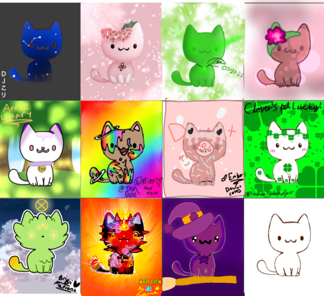 Cat collab - ibisPaint