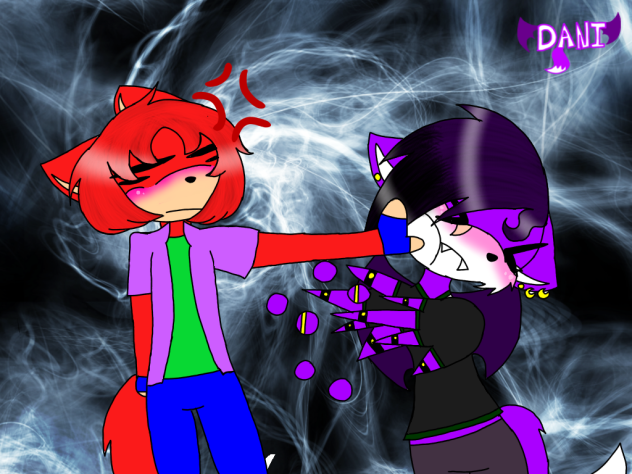 speedpaint - foxy y daniela - ibisPaint