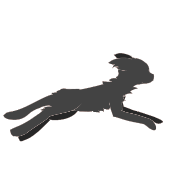 Running cat - ibisPaint