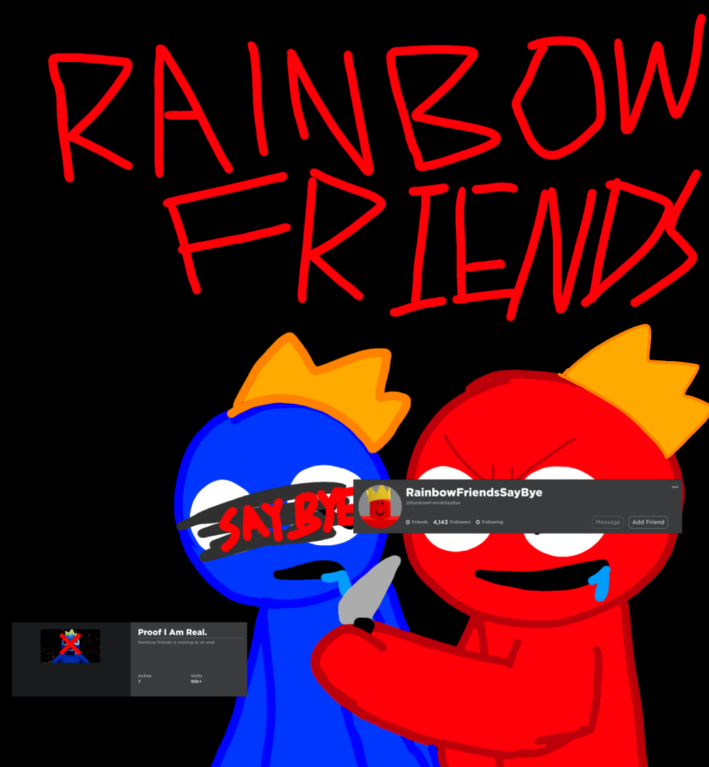 rainbow friends say bye... - ibisPaint