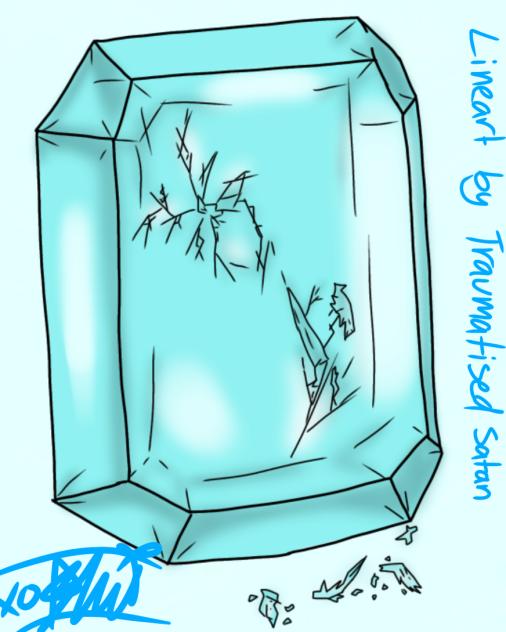 Coloured Cracked Gem - ibisPaint