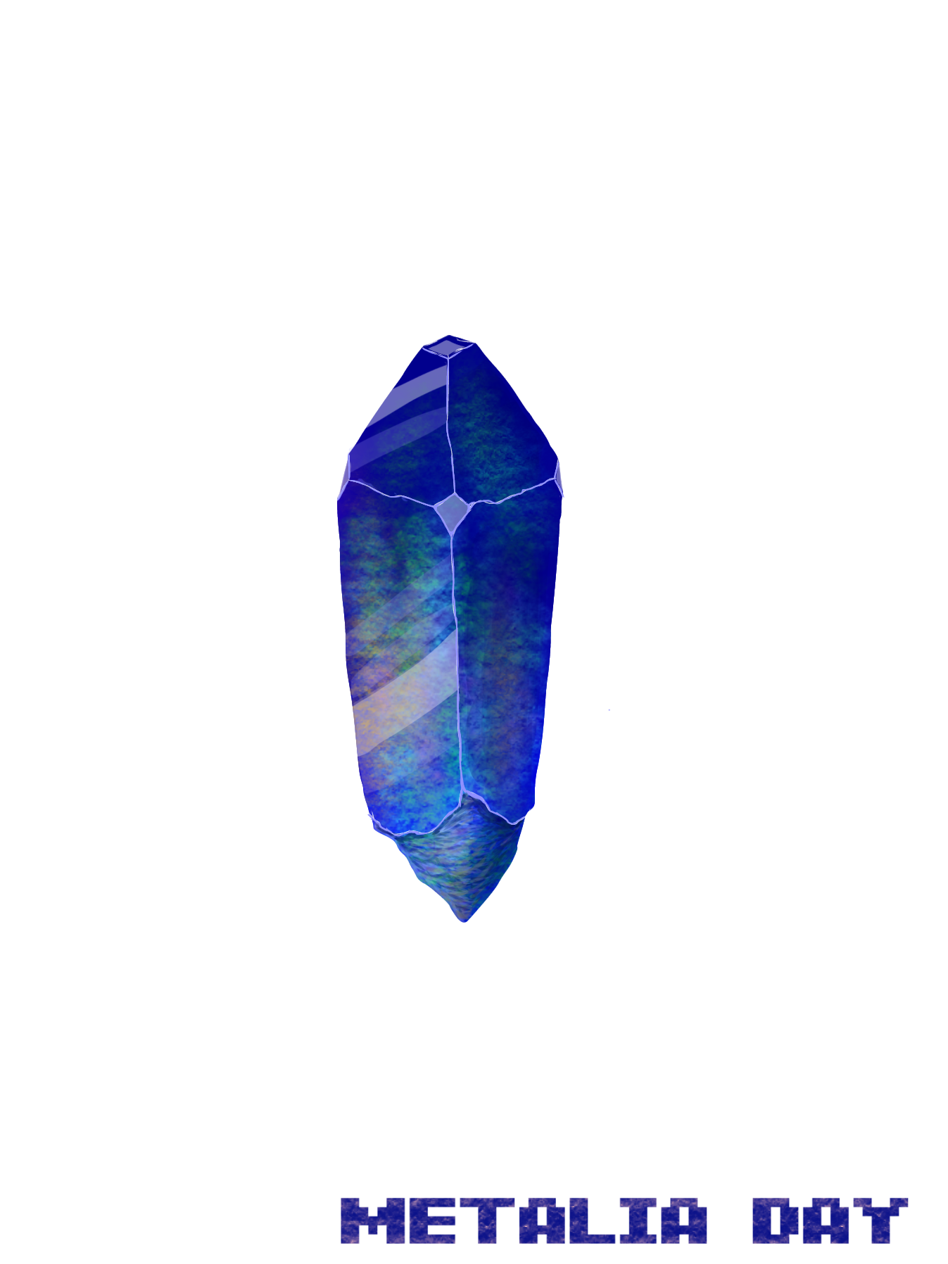 Blue crystal - ibisPaint
