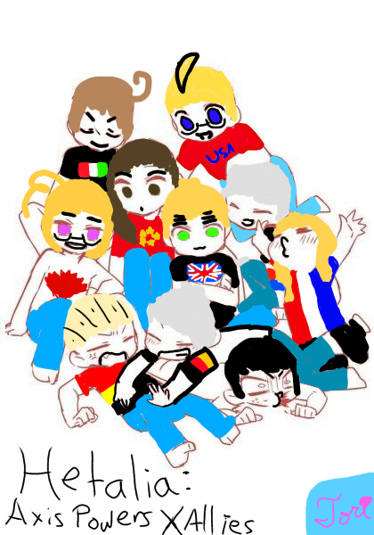 Hetalia Axis Powers x Allies - ibisPaint