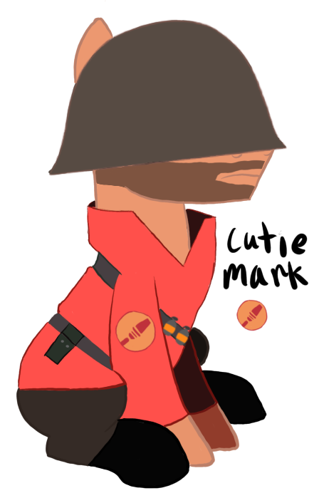 Mlp tf2 soldier - ibisPaint