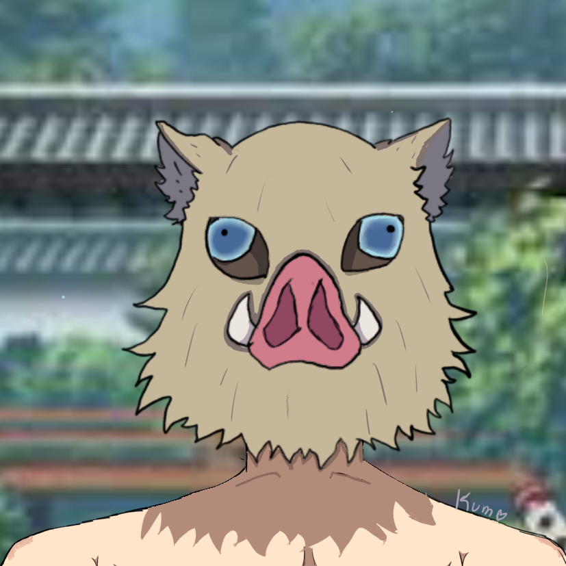 Inosuke hashibira (wit mask) - ibisPaint