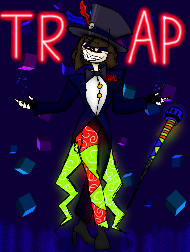 Trap Pomni redesign - ibisPaint