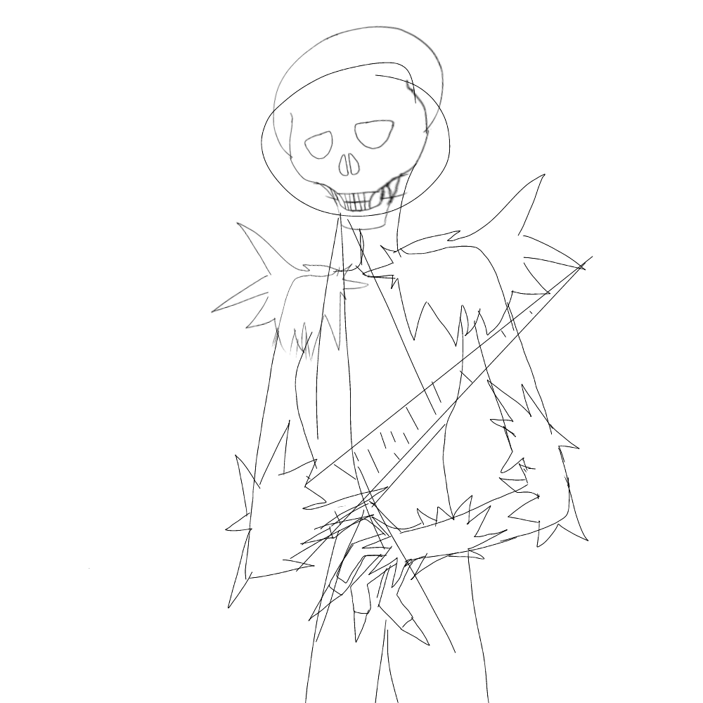 skeleton but.. - ibisPaint