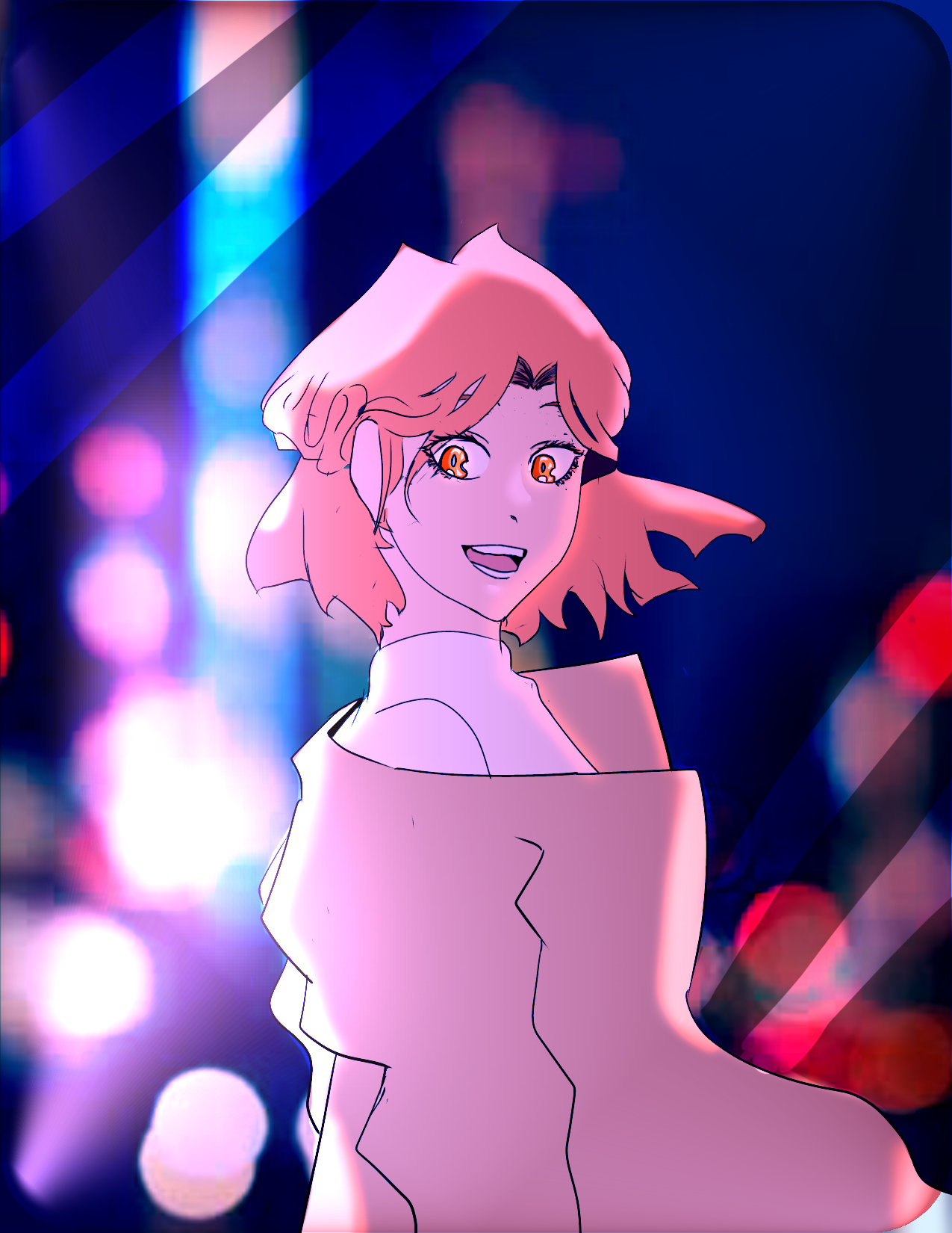 Night Dancer with cool stuff - ibisPaint