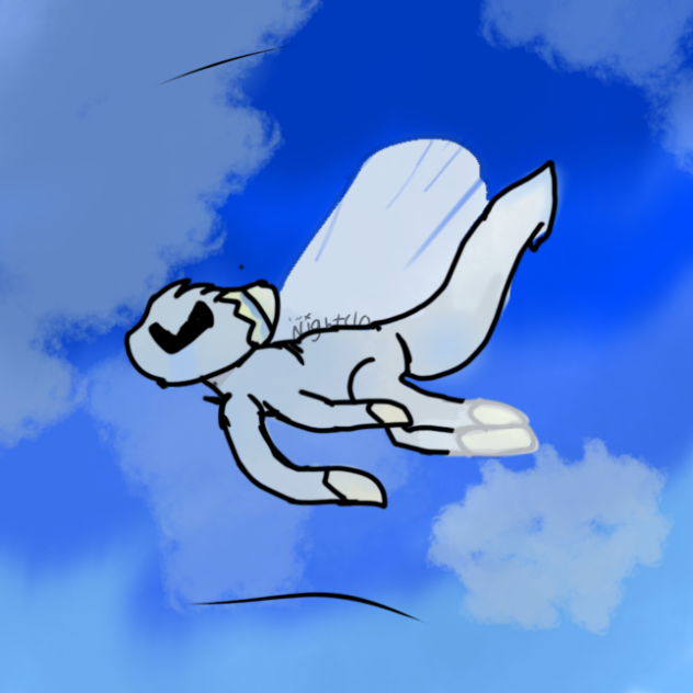 A ghost dragon going to death - ibisPaint