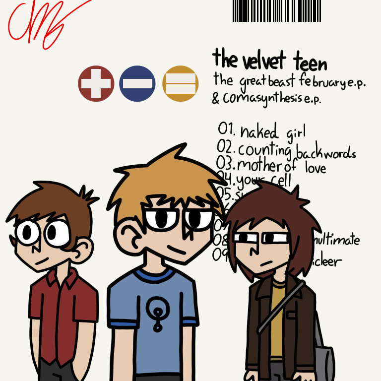 The Velvet Teen-Plus, Minus, Equals - ibisPaint