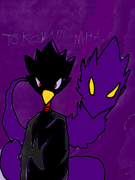 tokoyami my hero acadamia - ibisPaint